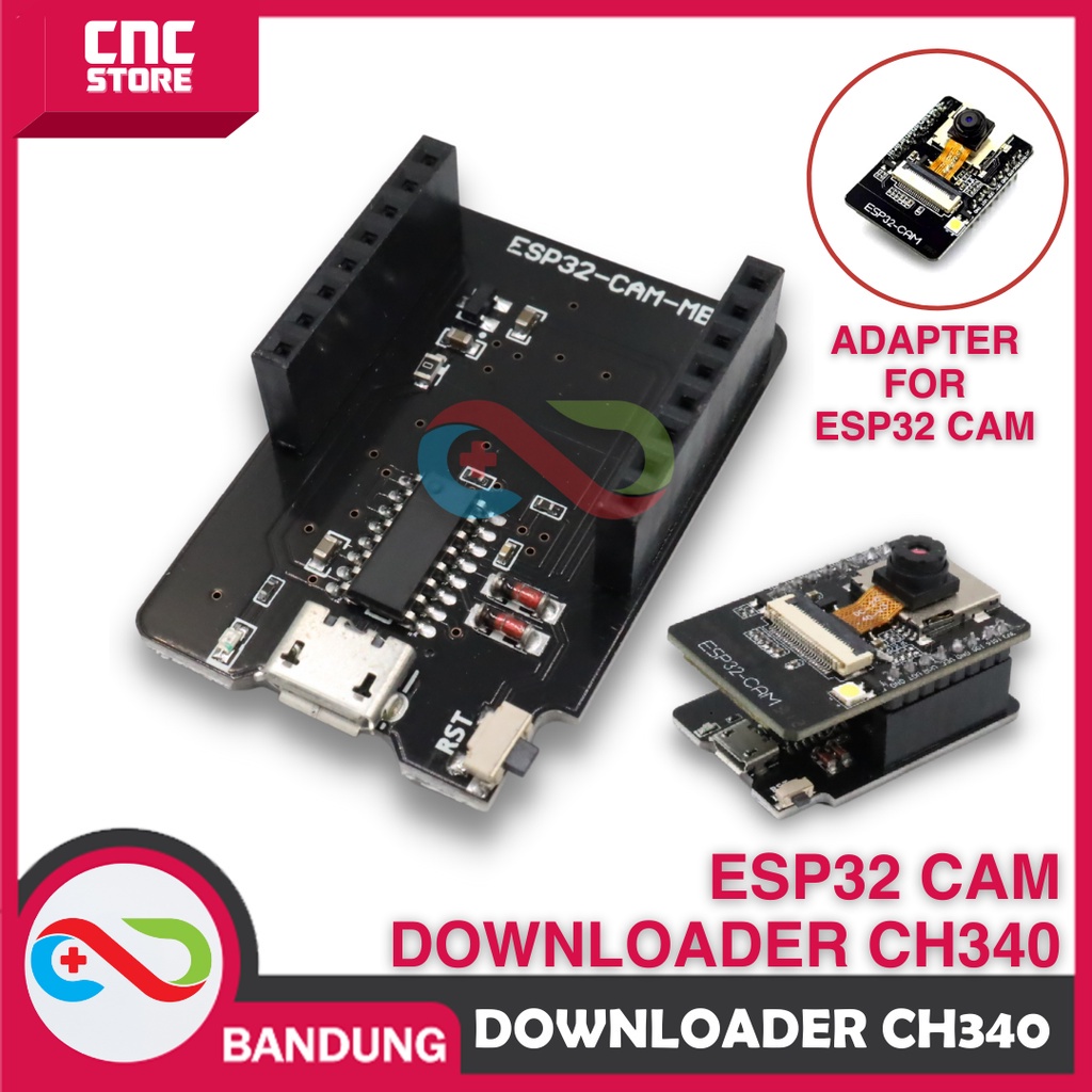 Downloader ESP32 CAM PROGRAMMER CH340 OV2640 DEVELOPMENT BOARD | Shopee ...