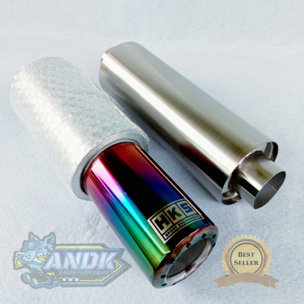 HKS RACING CAR EXHAUST 1 PACKAGE OF GRONEL + STAINLESS SENSOR | Shopee ...