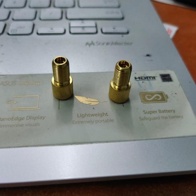 Adapter Fixie Valve Valve FV To av Original Taiwan Shiny Brass The best ...