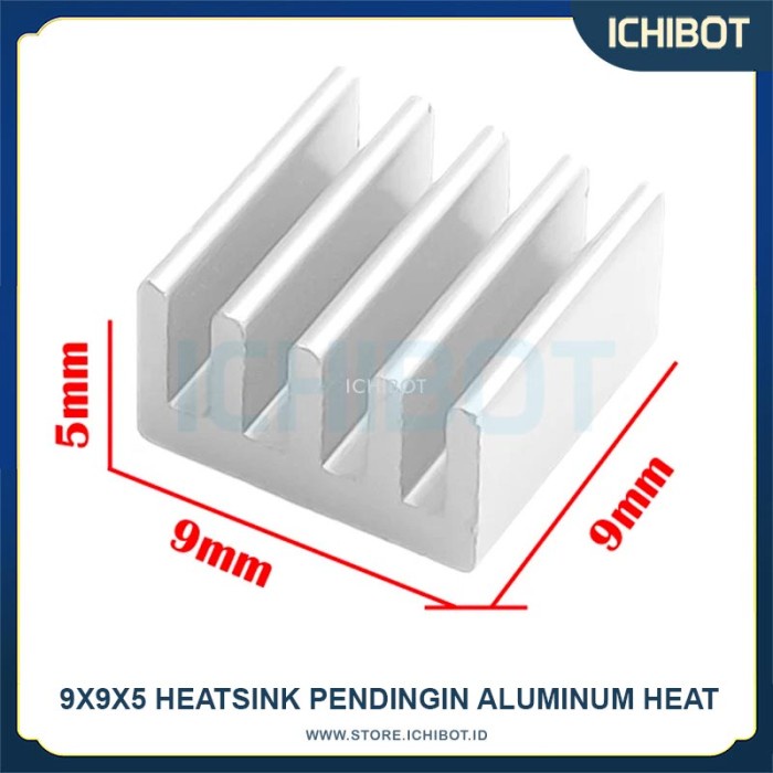 9x9x5 Aluminum Heat Heat Block Cooling Heatsink 9mm 5mm | Shopee Malaysia