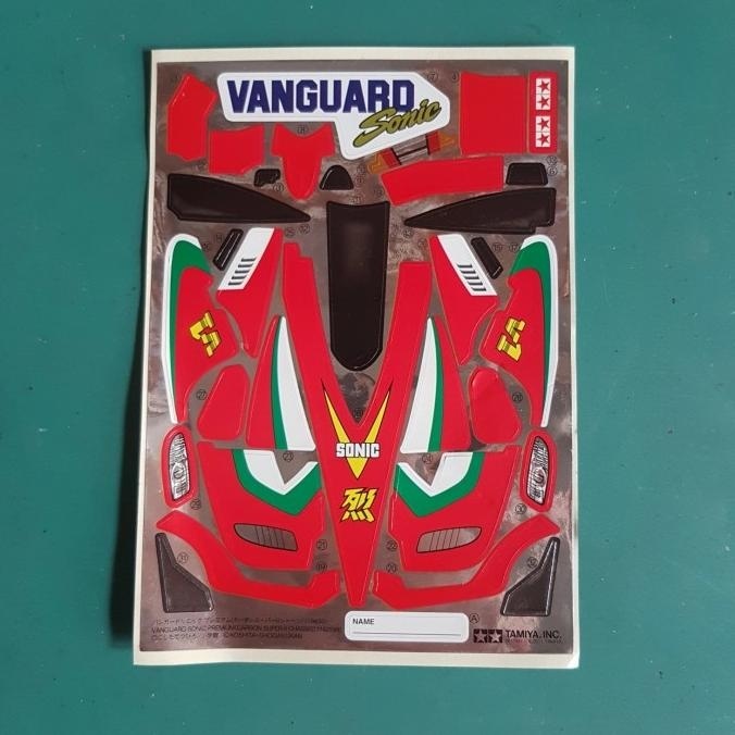 Tamiya vanguard sonic carbon sticker | Shopee Malaysia