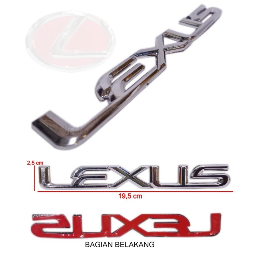Lexus Chrome High Quality Car Logo Emblem | Shopee Malaysia