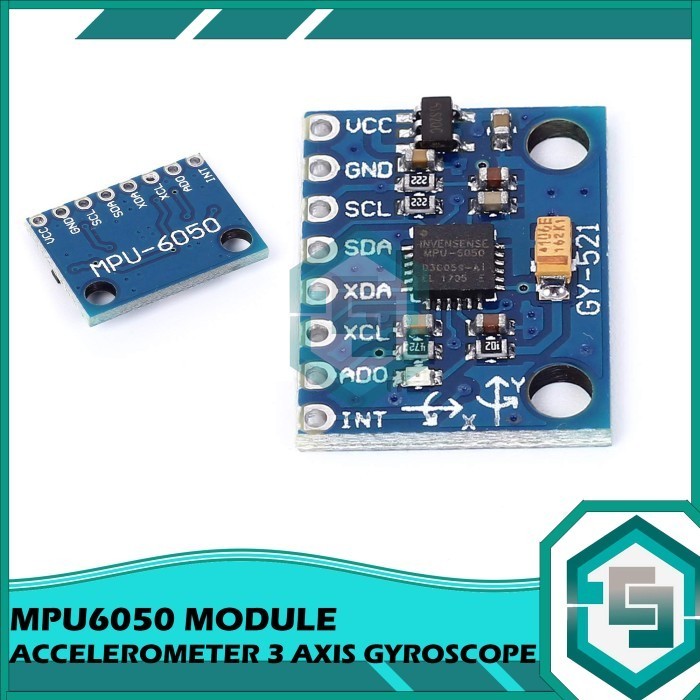 Mpu6050 3 Axis Analog Gyroscope Accelerometer Module Shopee Malaysia