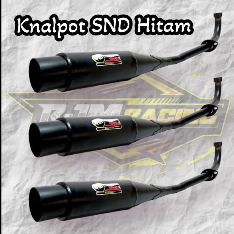 HITAM Snd drag Black Exhaust full jupiter shogun smash supra karisma ...