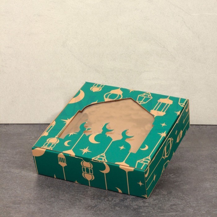 Cardboard box die cut box cake Packaging pudding hampers Eid Al-Fitr ...