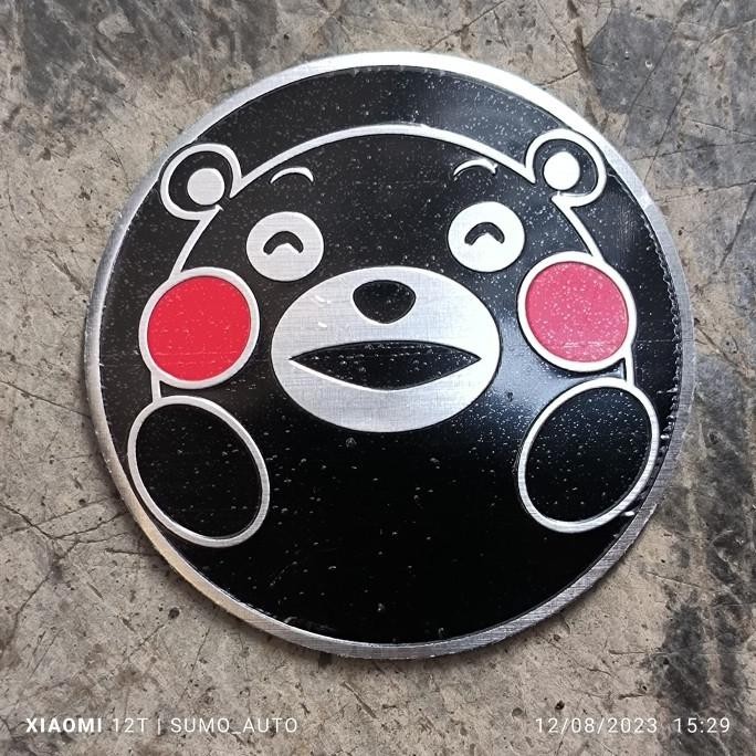 Kumamon JDM LOGO EMBLEM Aluminum Material!!!!! | Shopee Malaysia