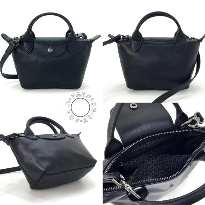 New Product TAS LONGCHAMP LC MINI LEATHER LE PLIAGE CUIR TOP-HANDLE ...