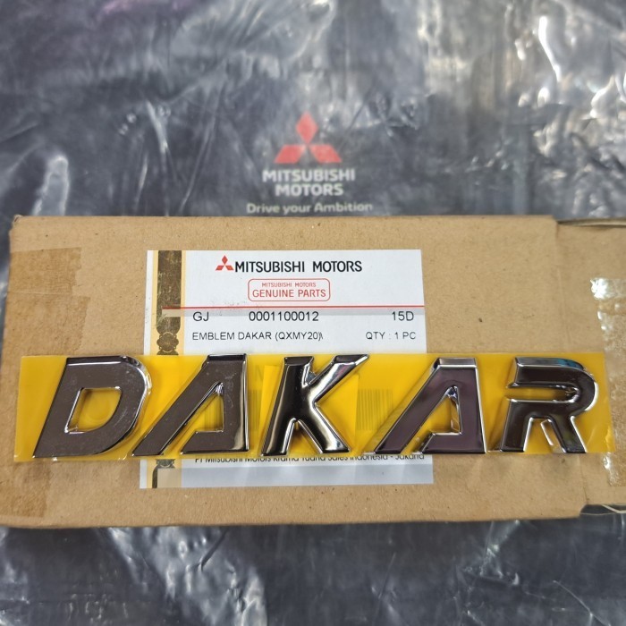 Original Dakar Emblem Mitsubishi New Pajero Sport 2022 | Shopee Malaysia
