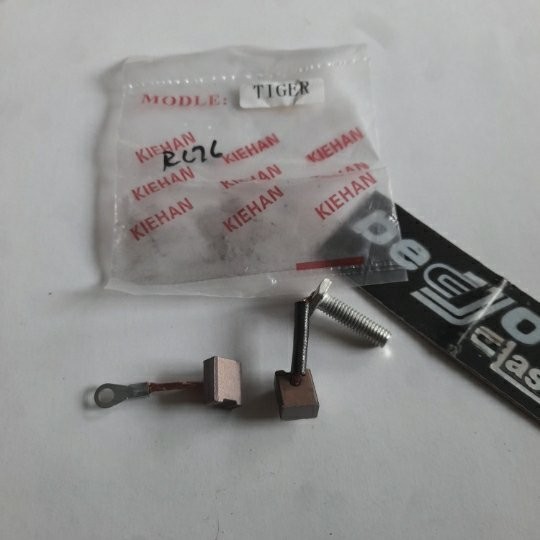 Carbon brush cool booster charcoal dynamo starter collector HONDA TIGER ...
