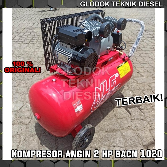 New!! Air Compressor 2 Hp 100 L 1 Phasebac 1020 Air Compressor | Shopee ...