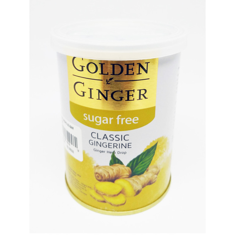Golden Ginger Herb Drops Sugar Free Classic 100Gr | Shopee Malaysia
