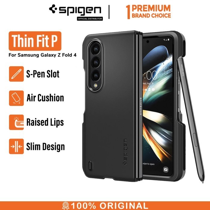 Case Samsung Galaxy Z Fold 4 Spigen Thin Fit P S-Pen Cover Slim Casing ...