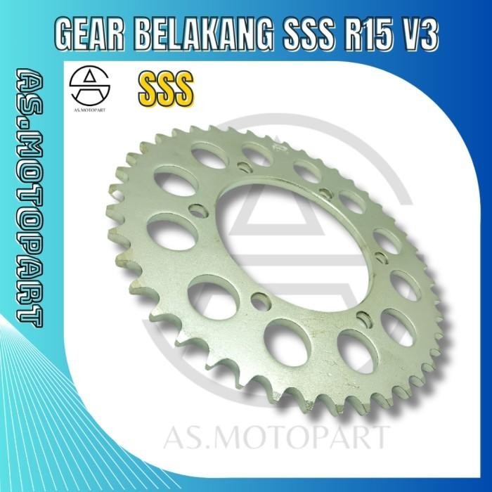Rear gear r15 v3 48T/49T/50T rear gear sss gear r15 v3 gear Premium ...