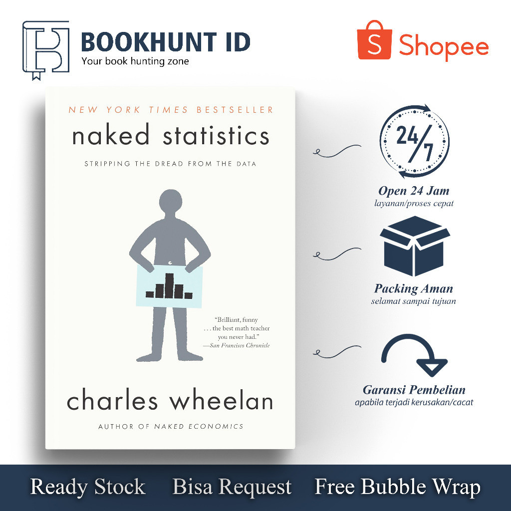 Naked Statistics by Charles Wheelan (English) | Shopee Malaysia