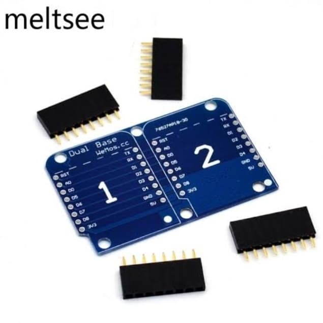Double Socket Pcb Wemos D1 Mini Nodemcu Esp8266 | Shopee Malaysia