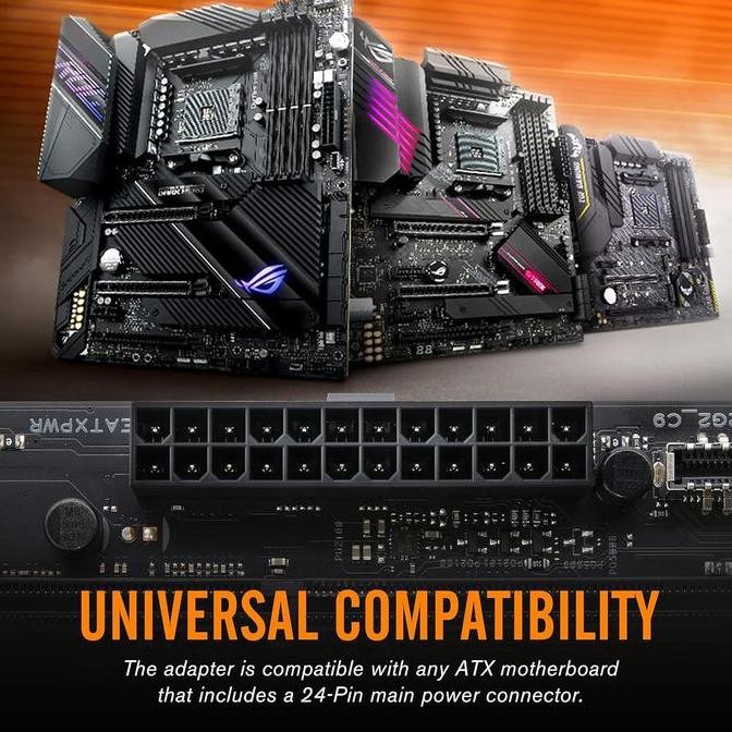 - EZDIY-FAB MotherBoard ATX 24 Pin 90 Degree - Angle Adapter ARGB ...