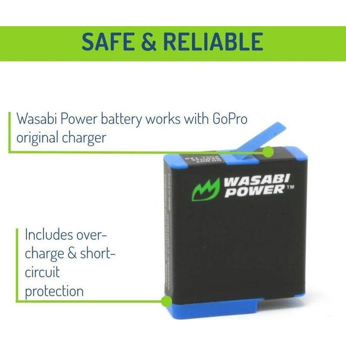 Wasabi Power Battery Kit For Gopro Hero7 Hero 7/ | Shopee Malaysia