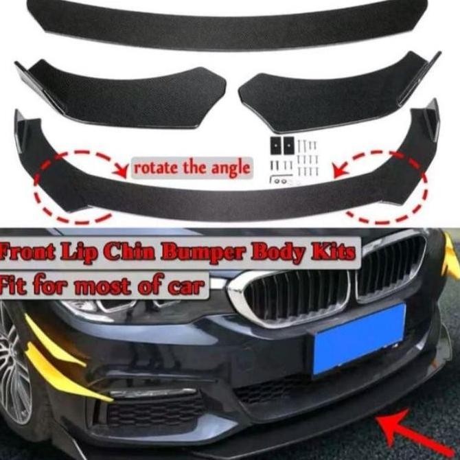 Front lips winglet bumper universal front bumper can be used for all ...