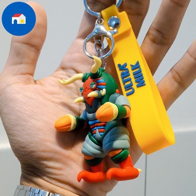 GANTUNGAN ULTRAMILK X ULTRAMAN BLINDBOX KEYCHAIN ULTRACORE SECRET KAIJU ...