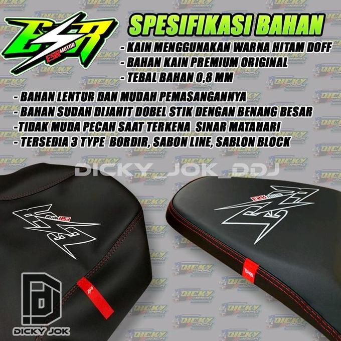 Original Malaysian Esr Seat Leather Original Vario Pcx Aerox Jupiter Mx ...