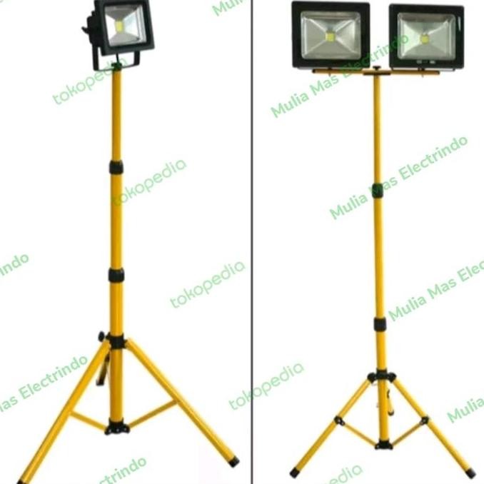 Tripod stand pole spotlight LED Floodlight 3 legs | Shopee Malaysia