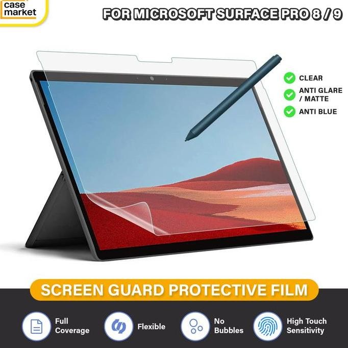 LAYAR Screen Guard Microsoft Surface Pro 8 9 Anti-Scratch Screen ...