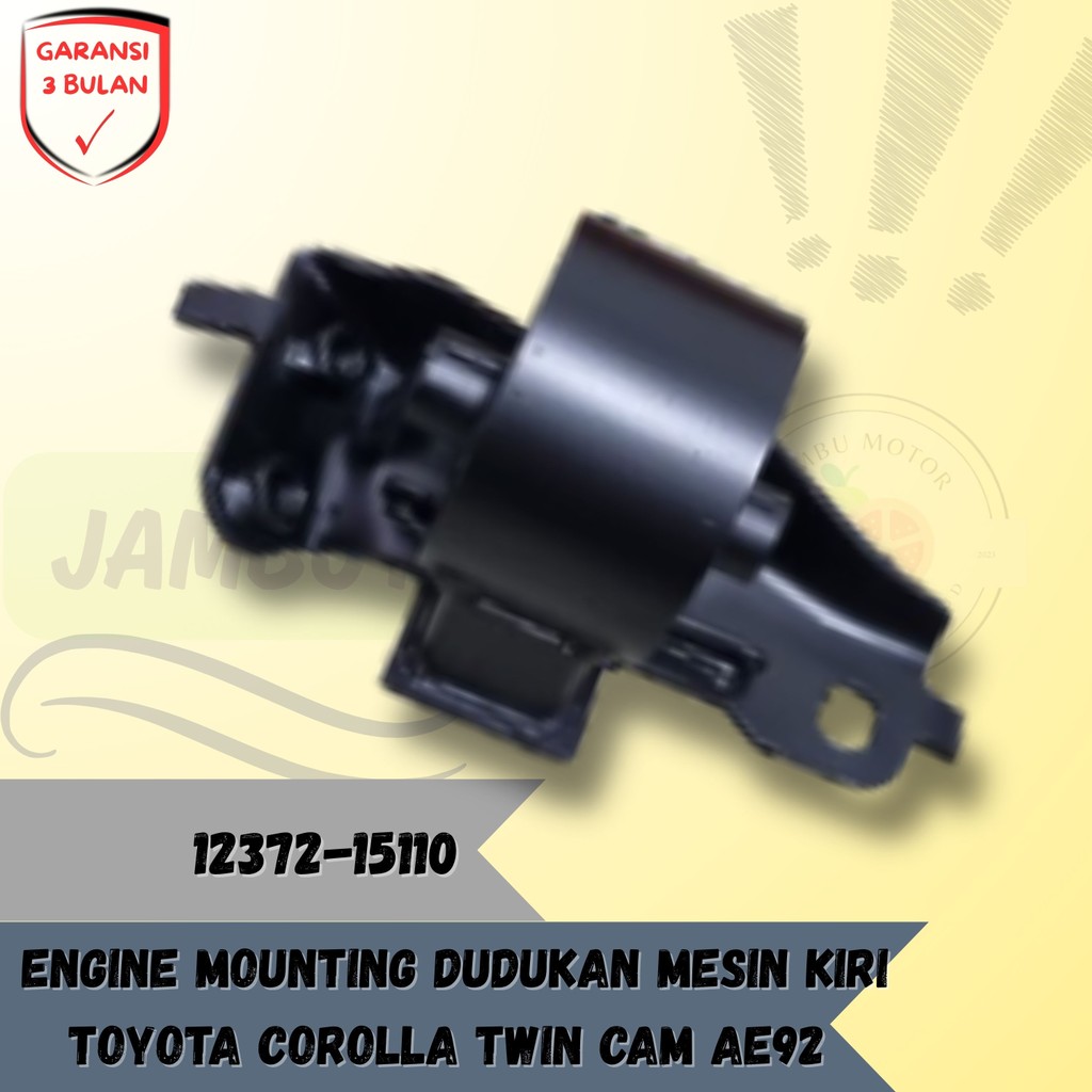 MESIN ENGINE MOUNTING LEFT ENGINE HOLDER TOYOTA COROLLA TWIN CAM AE92 ...