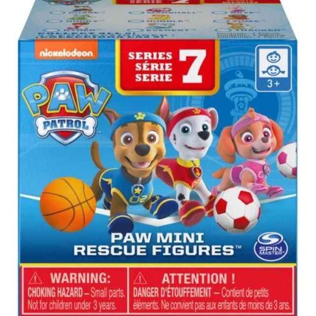 Paw Patrol Mini Figures series 7 - Blind Box Surprise Paw Mini Figures ...