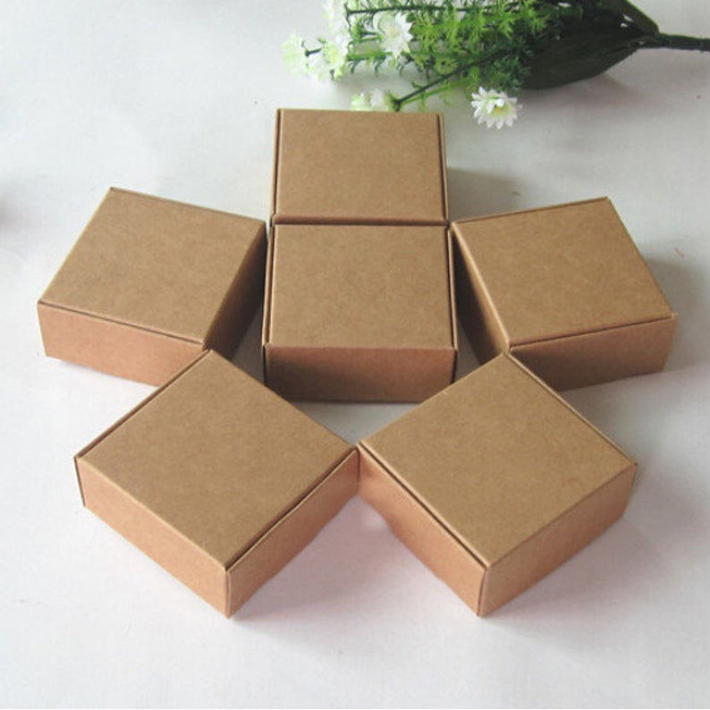 Online Shop Small Packing Cardboard 8x8x3 cm Small Packing Box Mini ...