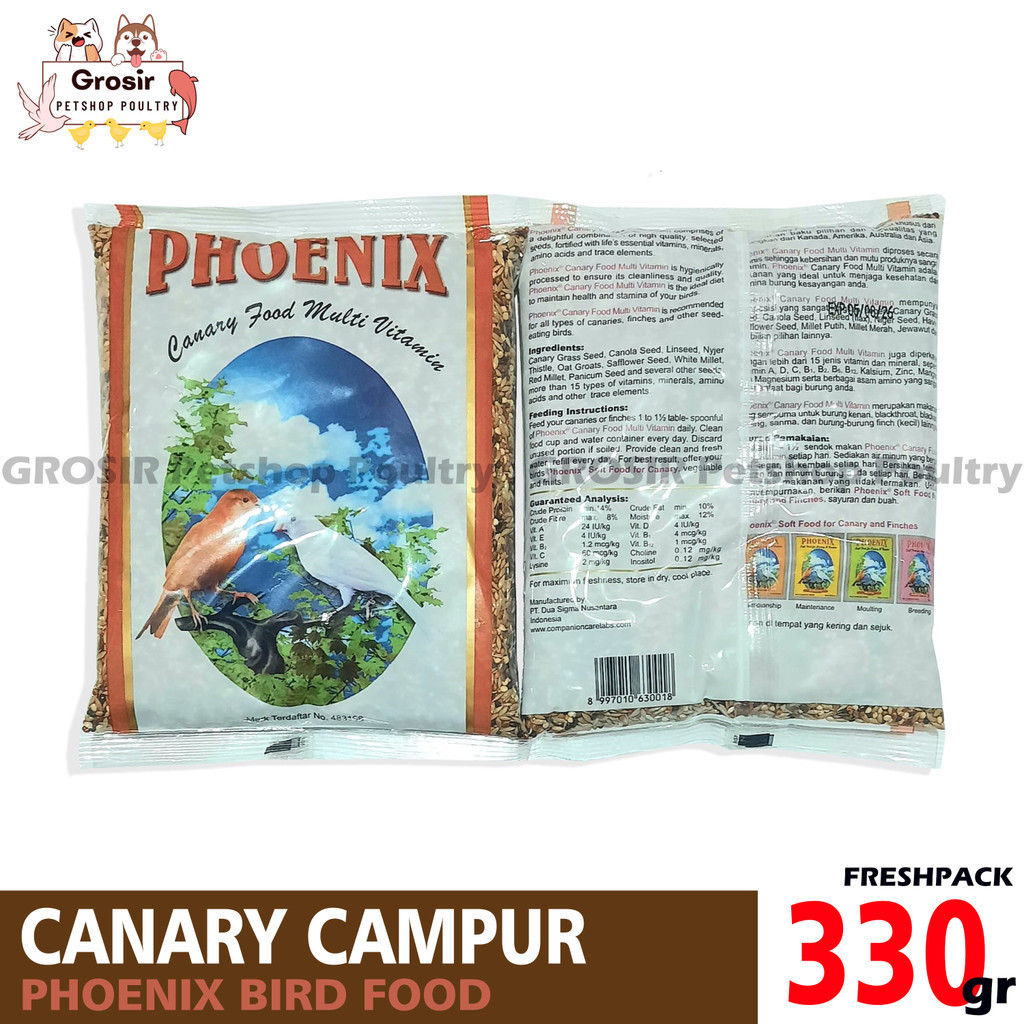 Phoenix CANARY MIXED MULTIVITAMIN CANARI BIRD FOOD | Shopee Malaysia