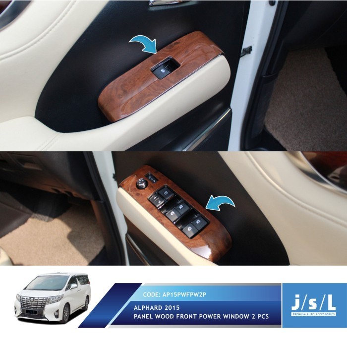 Jsl Power Window Panel All New Alphard Front Power Window Wood | Shopee ...