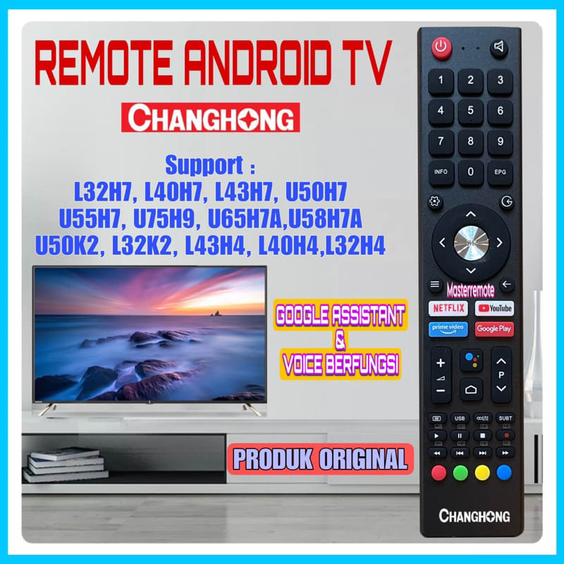 Original CHANGHONG ANDROID TV REMOTE REMOTE | Shopee Malaysia