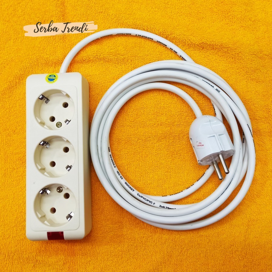 Socket Cable Assembly Ectension Roll Cable 3 Hole Socket Roll Plug ...