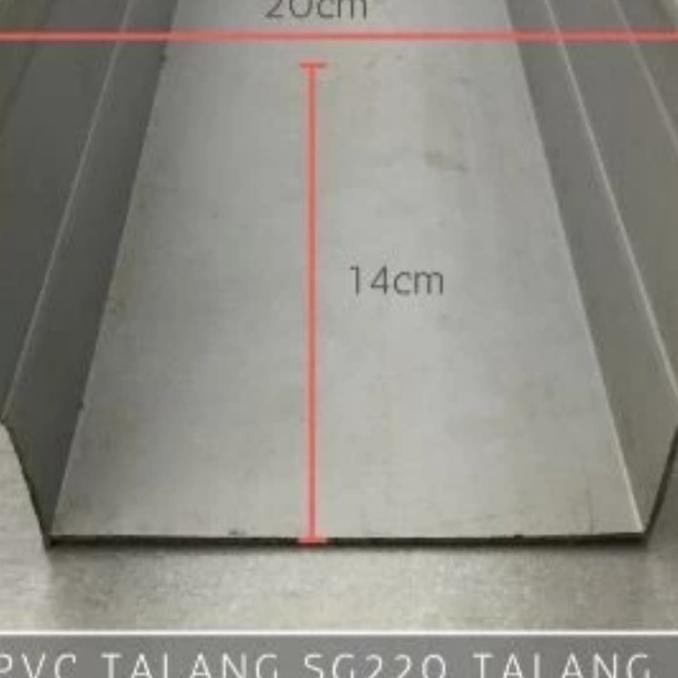 Water Gutters Per Meter PVC Box SG 220 8" 8 Inch | Shopee Malaysia