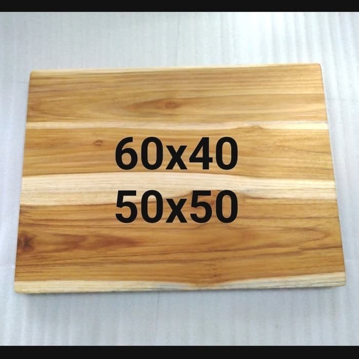 KAYU Genuine Teak Large Wood Cutting Board | Shopee Malaysia