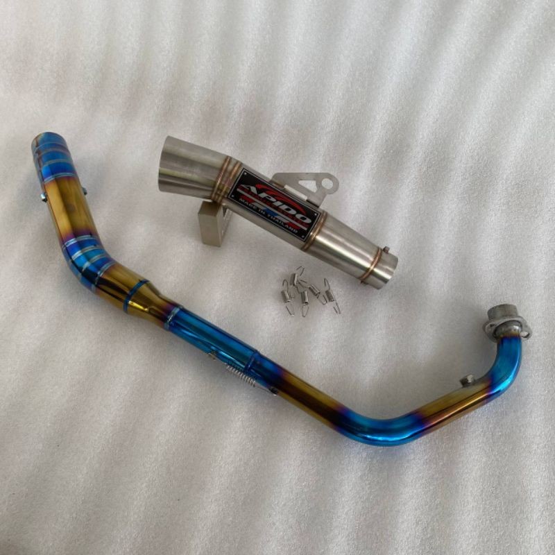 Tambutso Apido open pipe super canister 1set ellbow pipe 51mm for ...