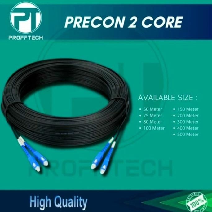 - FIBER OPTIC CABLE OPTICAL/ 2 CORE FO SC PRECON FTTH OUTDOOR 50 80 100 ...