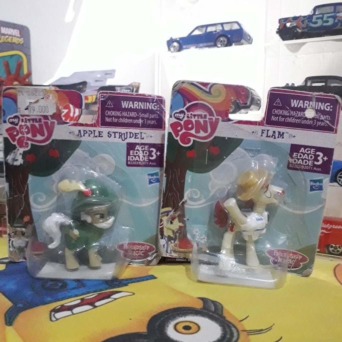 Little Pony Flam & Apple Strudel Hasbro Figure Children's Toys, pack of ...