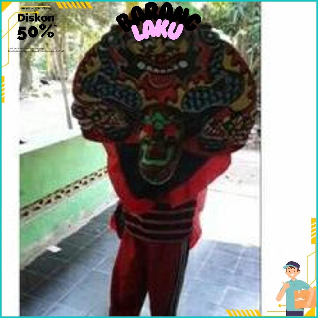 Barongan Spon Big Child Jumbo Kemul Panjang Barongan Devil Really ...