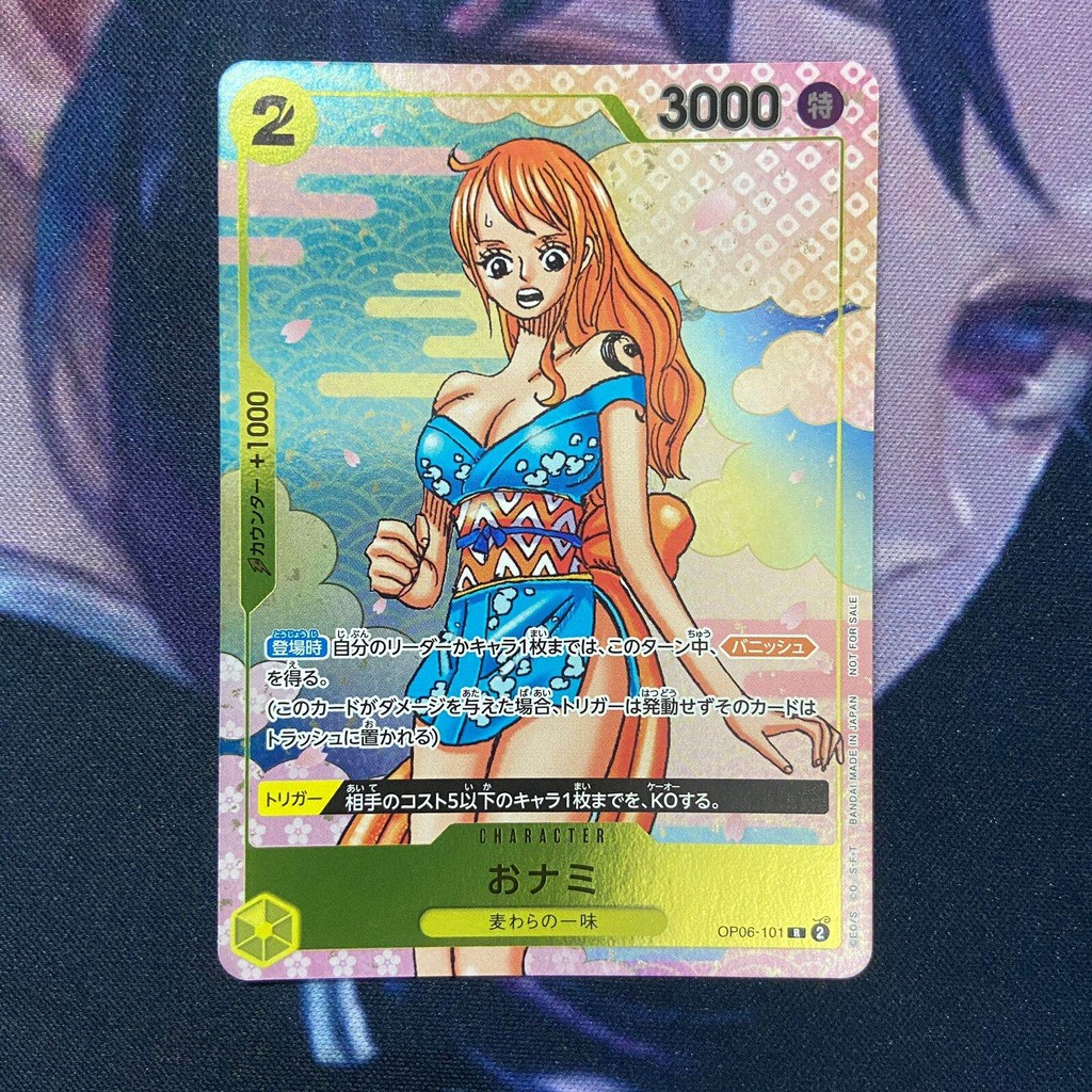 One Piece (JP) O Nami - OP06-101 - Standard Battle Agt 2024 | Shopee Malaysia