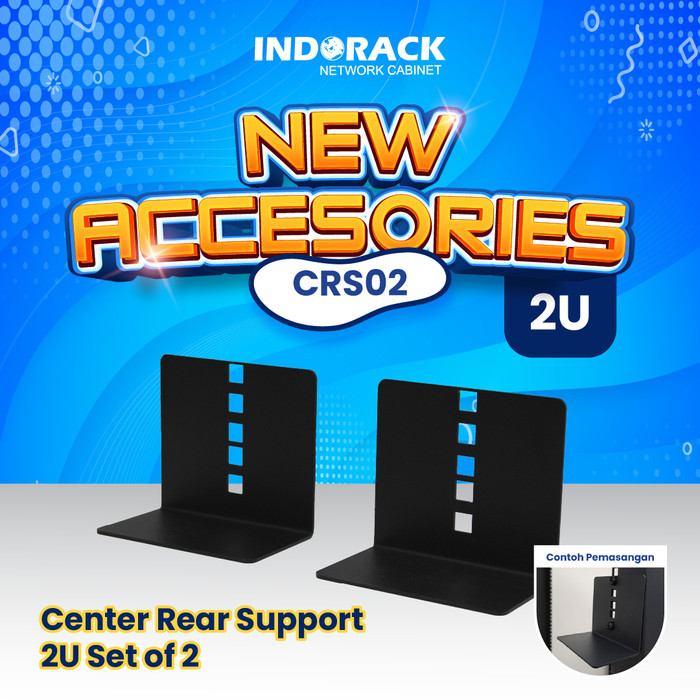 Crs02 Center Rear Support 2U INDORACK Accessories Server Rack Holder | Shopee Malaysia