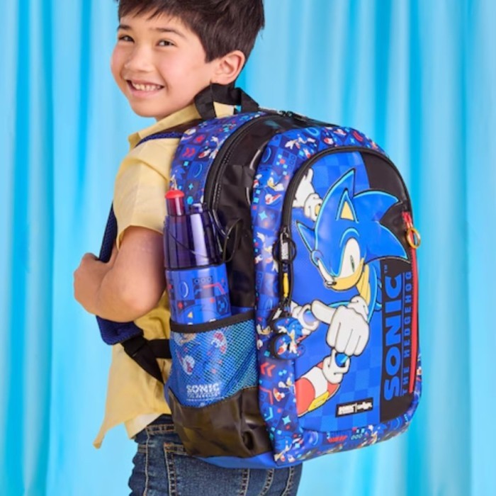 Smiggle sonic school bag, sonic backpack, senior elementary school ...