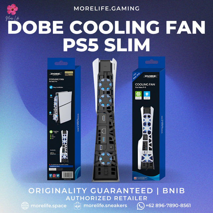 Dobe Cooling Dock Fan PS5 Slim/ Fan PS5 Slim/ Cooling/ TP5-3538 ...