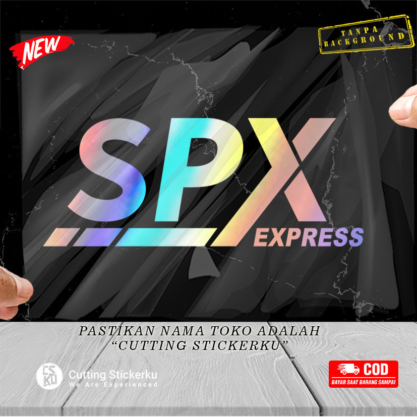 Cutting Sticker SPX Shopee Courier Variation Motorcycle Car Sticker ...