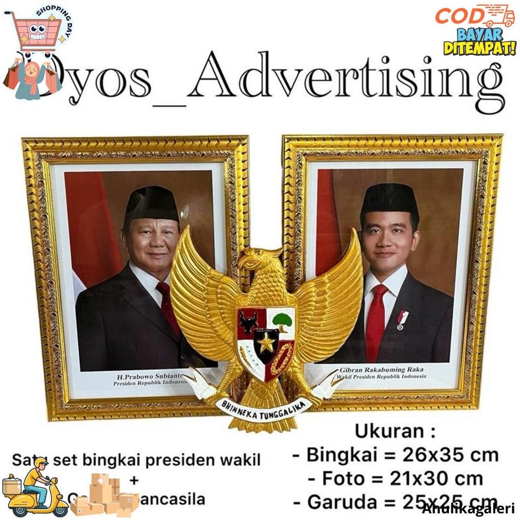 President Vice Photo Frame 26X35 Cm D Puncak | Shopee Malaysia
