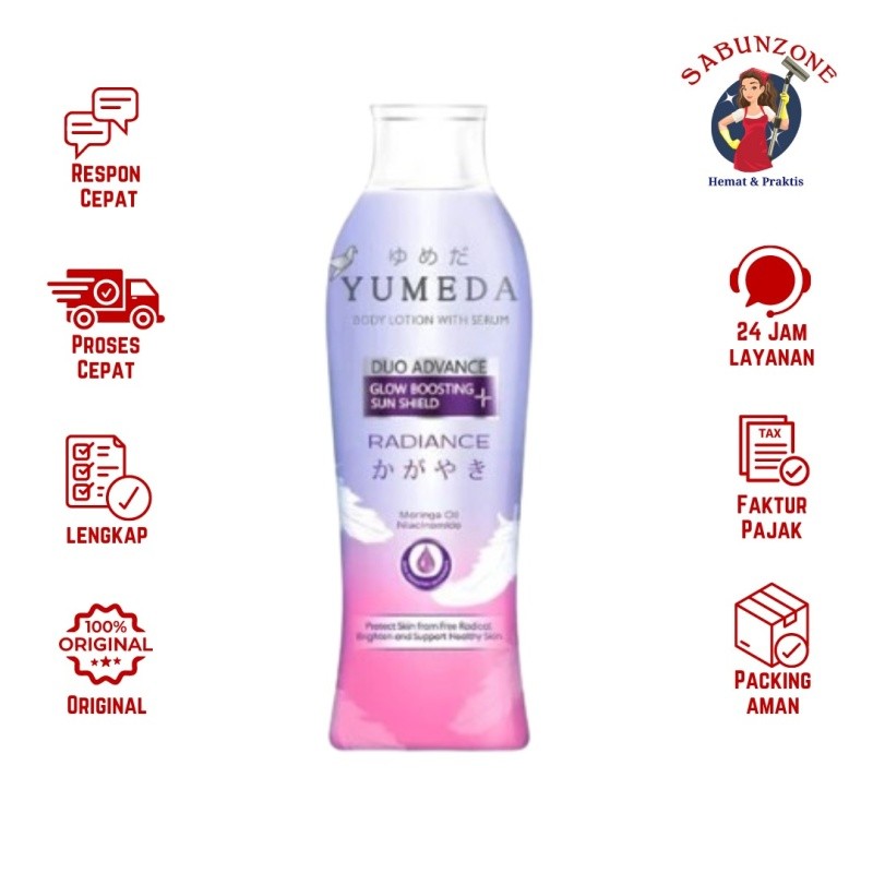 UNGU Yumeda Body Lotion With Serum Morianga Oil Purple 180ml | Shopee ...