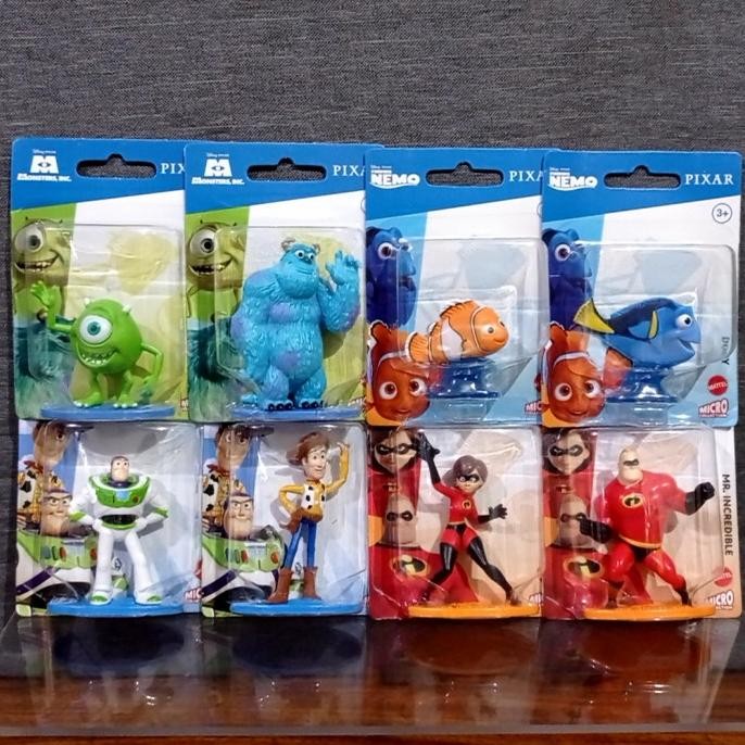 Figure SET Disney Pixar Micro Mini Figure Toy Story Nemo Monster inc ...