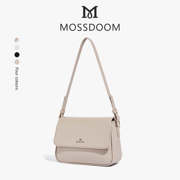 MOSSDOOM Women's High Volume Shoulder Bag - MDB414 - Apricot Elegant ...