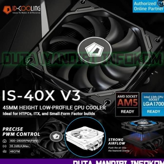 - Id Cooling IS 40X V3 - Low Profile Mini ITX with 4 Heatpipe CPU ...