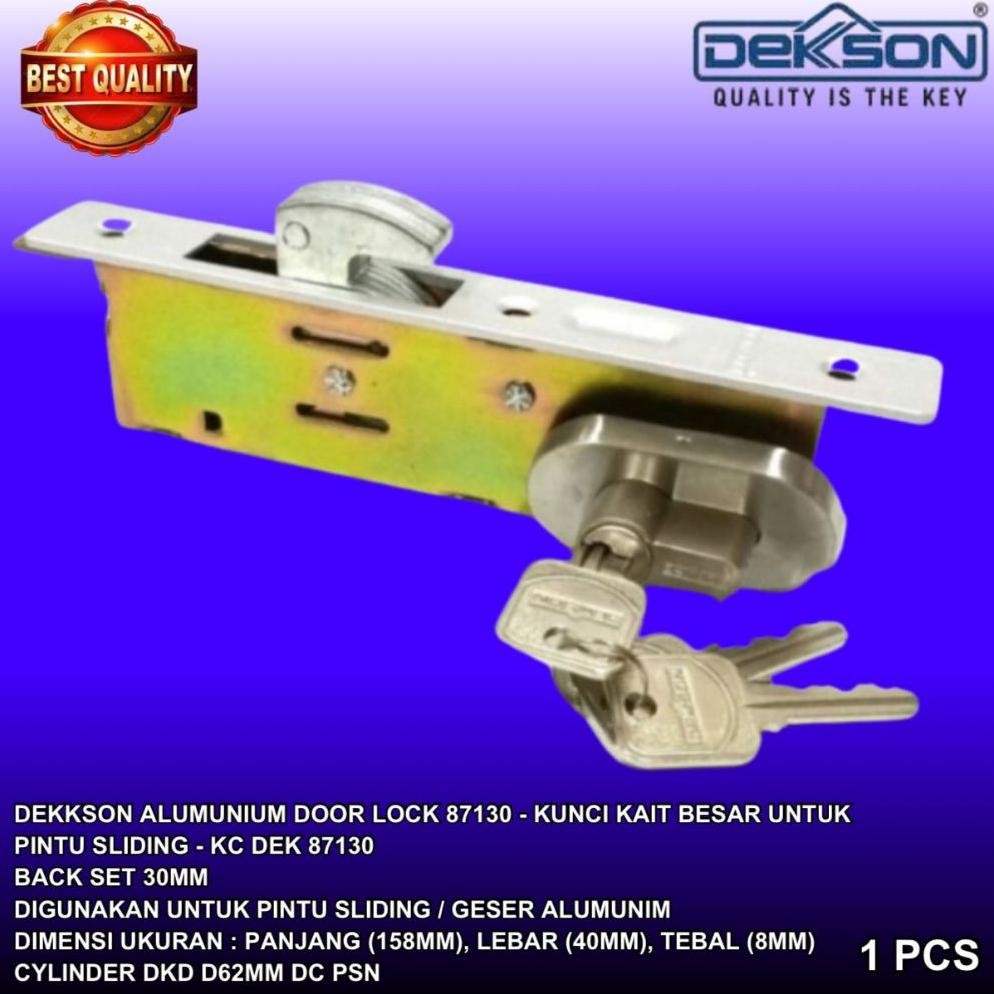 Rk JAYA ALUMUNIUM Aluminum Sliding Door Lock Large Hook/Hook Dekkson KC ...